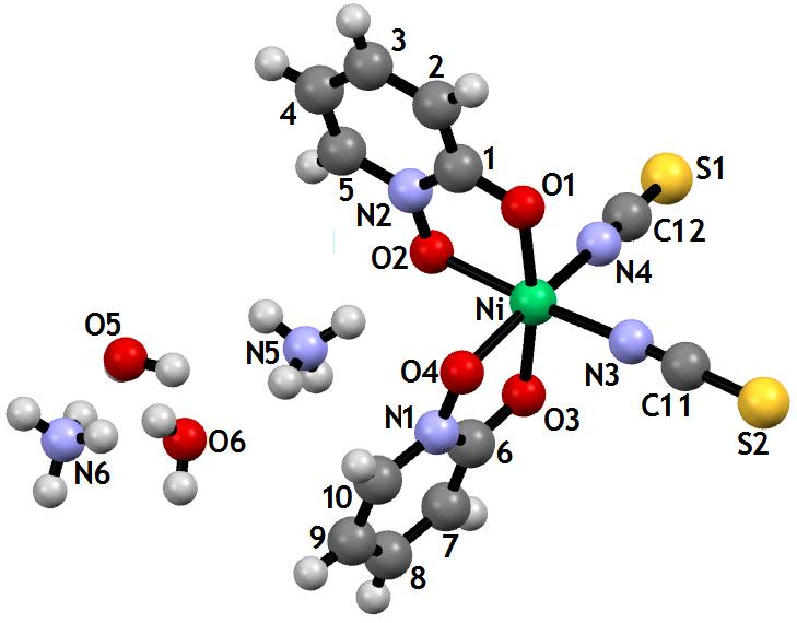 Figure 1: Scheme for the synthesis of the Ni(II) complex: [NiL 2 (SCN ...